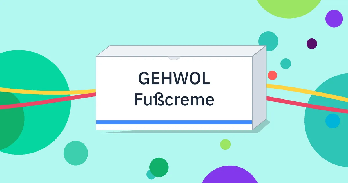 Symbolbild: Packung mit der Aufschrift GEHWOL Fußcreme (PZN 02084024) – Verfügbarkeit und Bezug in Apotheken in Frankfurt am Main