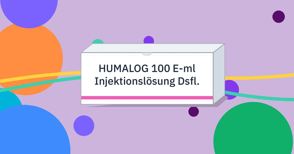 Symbolbild: Packung mit der Aufschrift HUMALOG 100 E-ml Injektionslösung Dsfl. (PZN 00247396) – Verfügbarkeit und Bezug in Apotheken in Frankfurt am Main