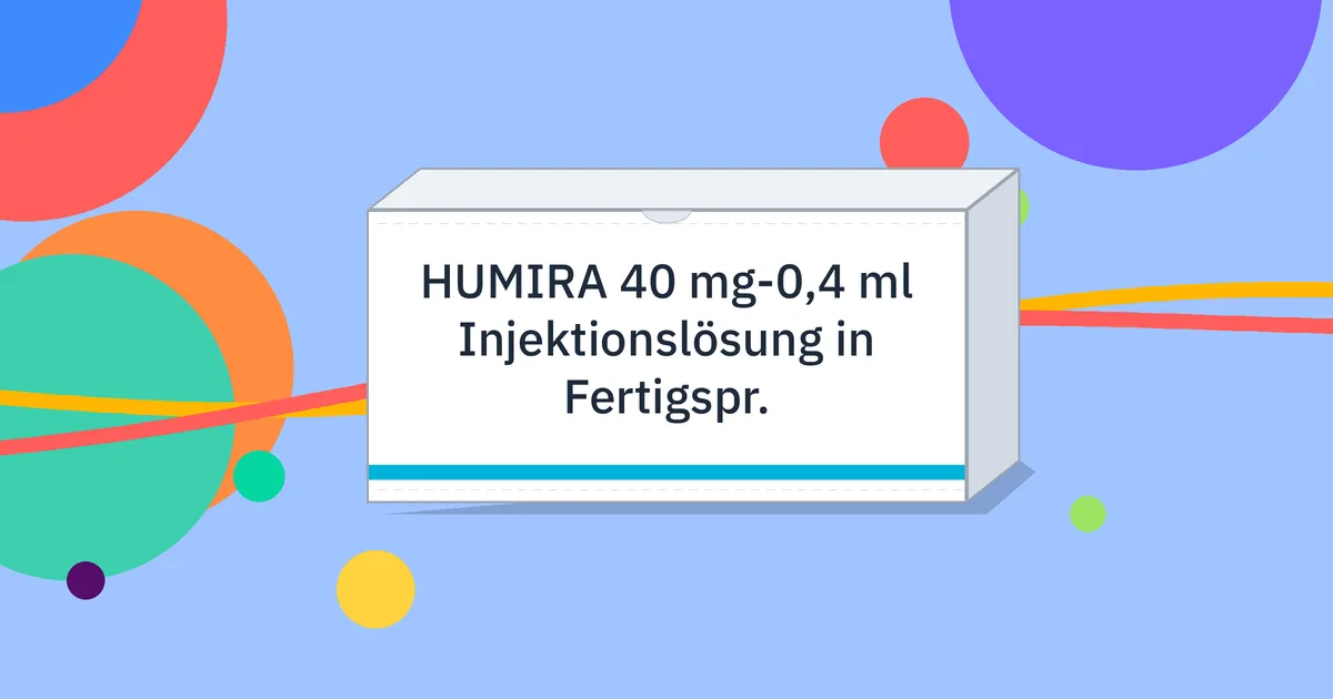 Symbolbild: Packung mit der Aufschrift HUMIRA 40 mg-0,4 ml Injektionslösung in Fertigspr. (PZN 13248032) – Verfügbarkeit und Bezug in Apotheken in Frankfurt am Main
