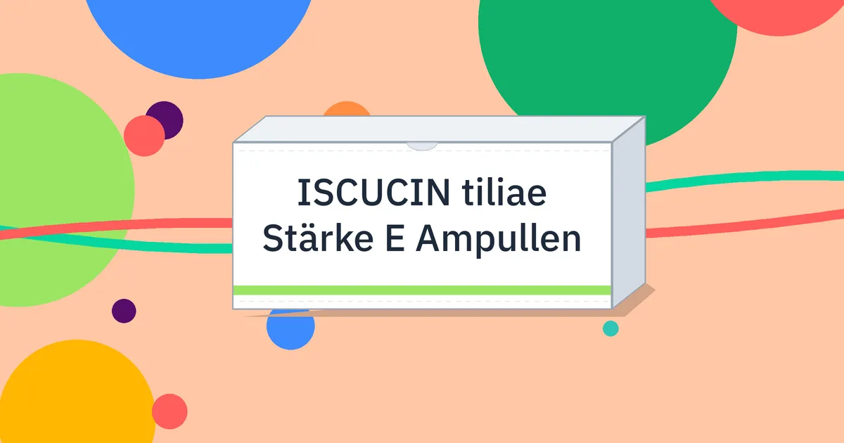 Symbolbild: Packung mit der Aufschrift ISCUCIN tiliae Stärke E Ampullen (PZN 04429562) – Verfügbarkeit und Bezug in Apotheken in Frankfurt am Main