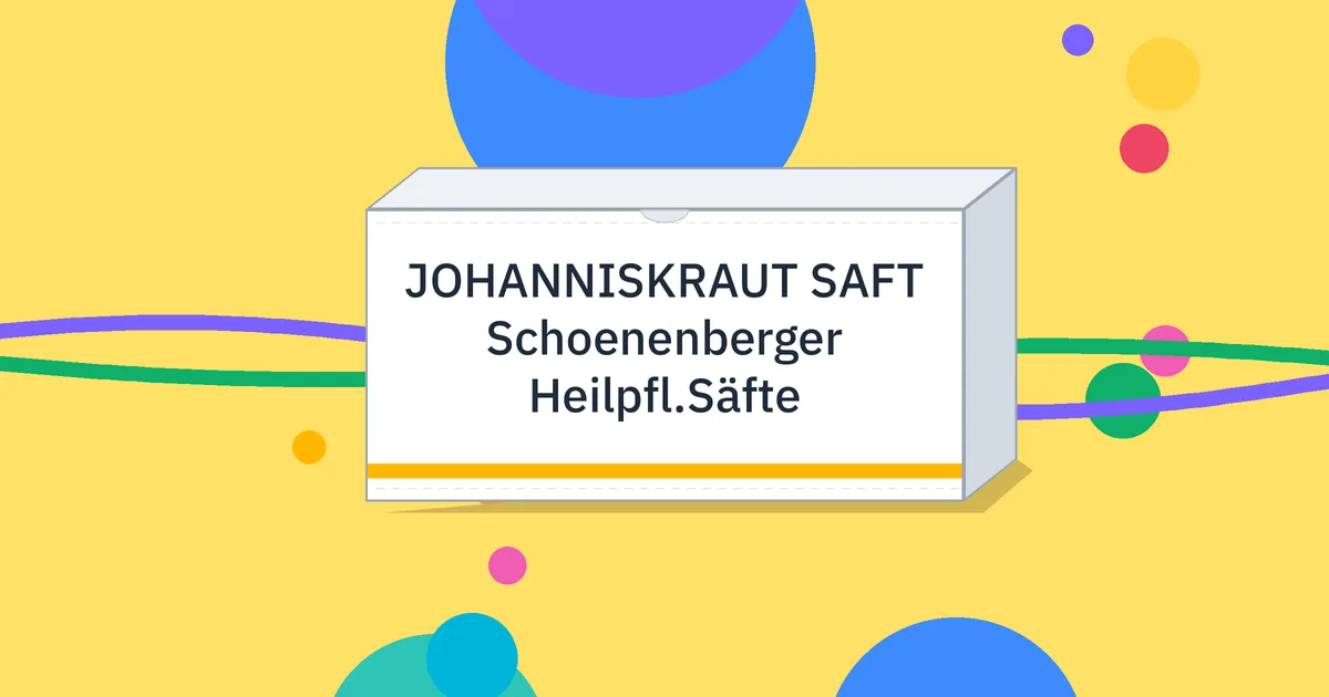 Symbolbild: Packung mit der Aufschrift JOHANNISKRAUT SAFT Schoenenberger Heilpfl.Säfte (PZN 00699879) – Verfügbarkeit und Bezug in Apotheken in Frankfurt am Main
