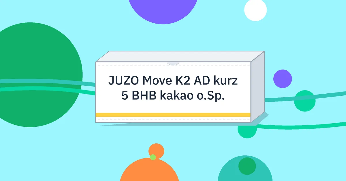 Symbolbild: Packung mit der Aufschrift JUZO Move K2 AD kurz 5 BHB kakao o.Sp. (PZN 18541469) – Verfügbarkeit und Bezug in Apotheken in Frankfurt am Main