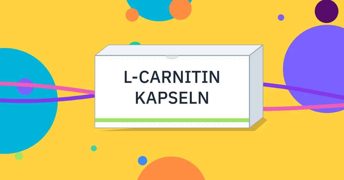 Symbolbild: Packung mit der Aufschrift L-CARNITIN KAPSELN (PZN 06322621) – Verfügbarkeit und Bezug in Apotheken in Frankfurt am Main