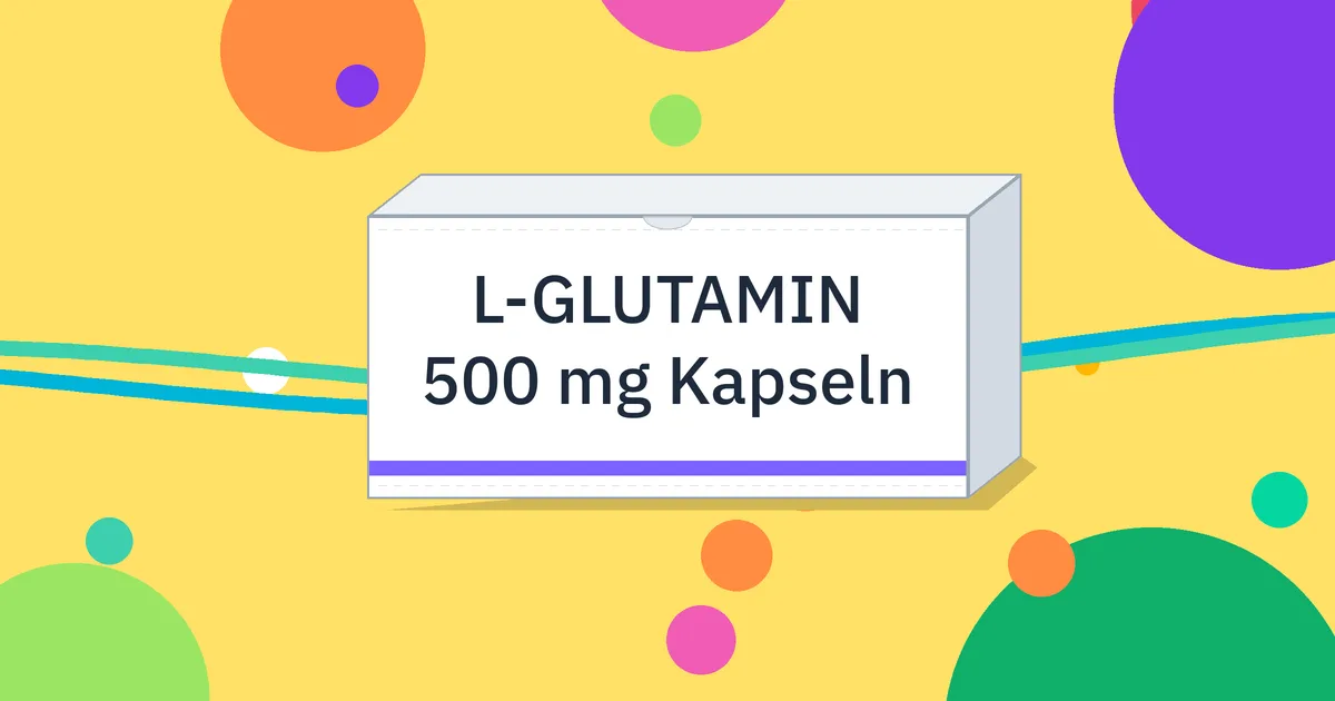 Symbolbild: Packung mit der Aufschrift L-GLUTAMIN 500 mg Kapseln (PZN 09238507) – Verfügbarkeit und Bezug in Apotheken in Frankfurt am Main