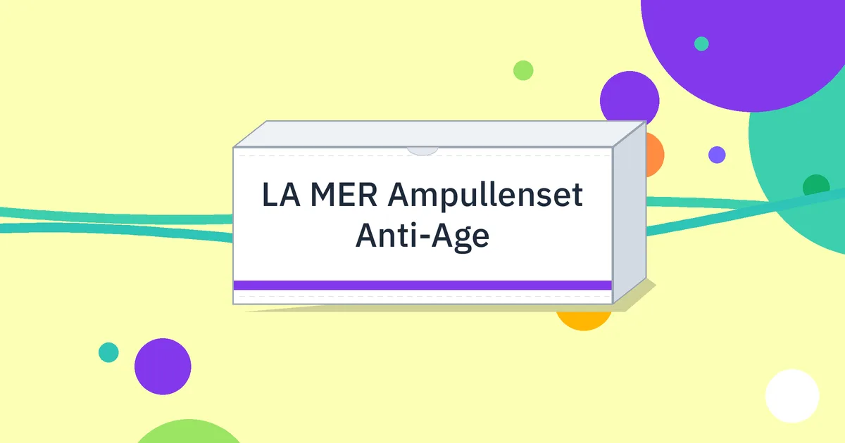 Symbolbild: Packung mit der Aufschrift LA MER Ampullenset Anti-Age (PZN 17602252) – Verfügbarkeit und Bezug in Apotheken in Frankfurt am Main