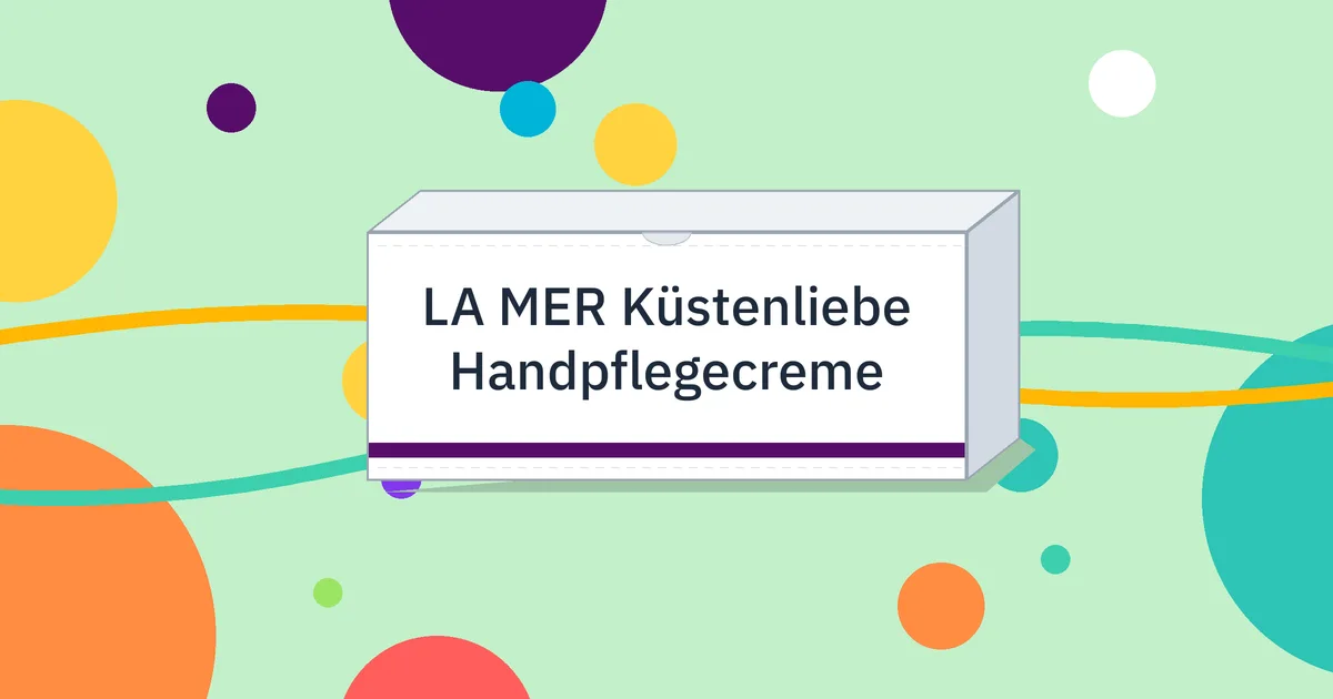 Symbolbild: Packung mit der Aufschrift LA MER Küstenliebe Handpflegecreme (PZN 17605612) – Verfügbarkeit und Bezug in Apotheken in Frankfurt am Main