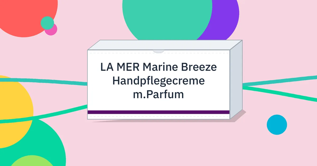 Symbolbild: Packung mit der Aufschrift LA MER Marine Breeze Handpflegecreme m.Parfum (PZN 20572000) – Verfügbarkeit und Bezug in Apotheken in Frankfurt am Main