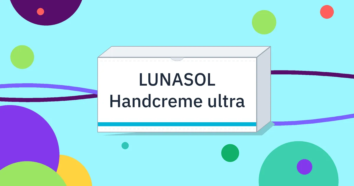 Symbolbild: Packung mit der Aufschrift LUNASOL Handcreme ultra (PZN 19755362) – Verfügbarkeit und Bezug in Apotheken in Frankfurt am Main