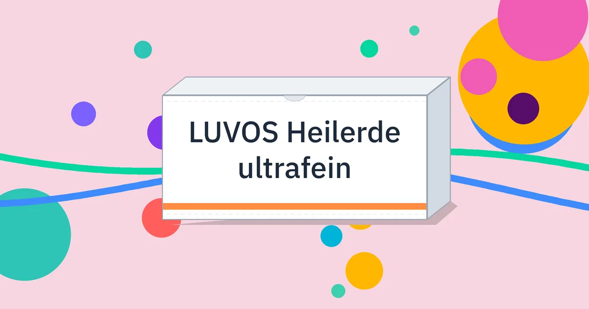 Symbolbild: Packung mit der Aufschrift LUVOS Heilerde ultrafein (PZN 05106080) – Verfügbarkeit und Bezug in Apotheken in Frankfurt am Main