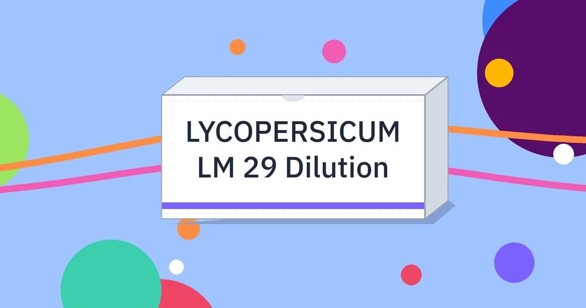 Symbolbild: Packung mit der Aufschrift LYCOPERSICUM LM 29 Dilution (PZN 13537776) – Verfügbarkeit und Bezug in Apotheken in Frankfurt am Main