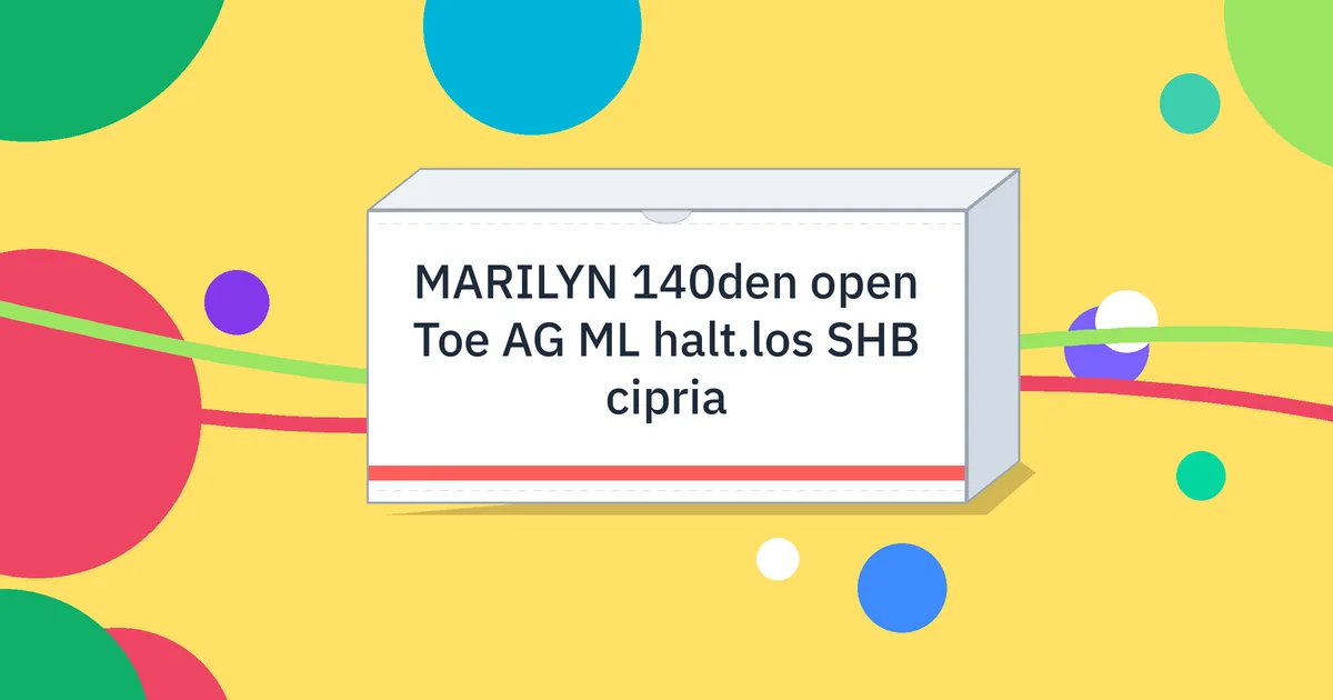 Symbolbild: Packung mit der Aufschrift MARILYN 140den open Toe AG ML halt.los SHB cipria (PZN 16187963) – Verfügbarkeit und Bezug in Apotheken in Frankfurt am Main