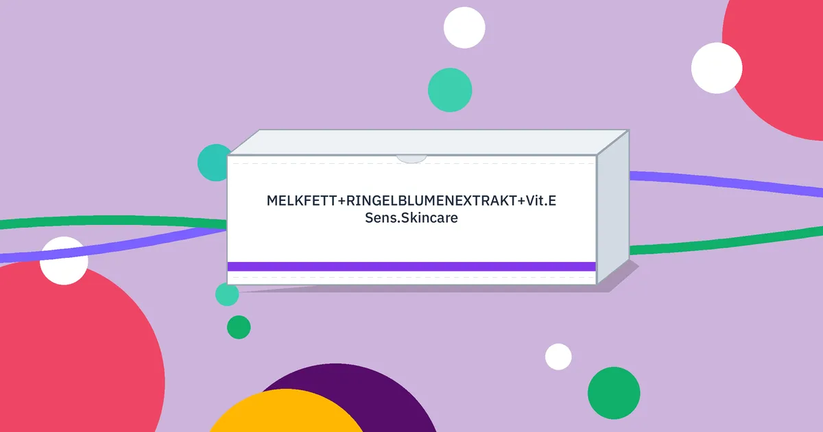 Symbolbild: Packung mit der Aufschrift MELKFETT+RINGELBLUMENEXTRAKT+Vit.E Sens.Skincare (PZN 08847055) – Verfügbarkeit und Bezug in Apotheken in Frankfurt am Main