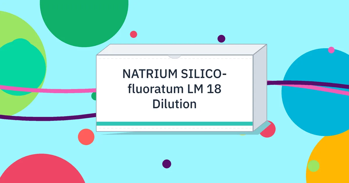 Symbolbild: Packung mit der Aufschrift NATRIUM SILICO-fluoratum LM 18 Dilution (PZN 13617311) – Verfügbarkeit und Bezug in Apotheken in Frankfurt am Main