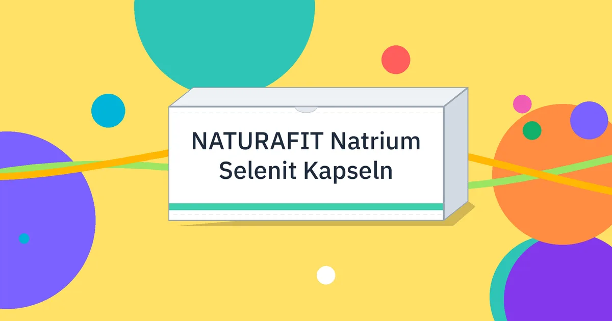 Symbolbild: Packung mit der Aufschrift NATURAFIT Natrium Selenit Kapseln (PZN 11731913) – Verfügbarkeit und Bezug in Apotheken in Frankfurt am Main