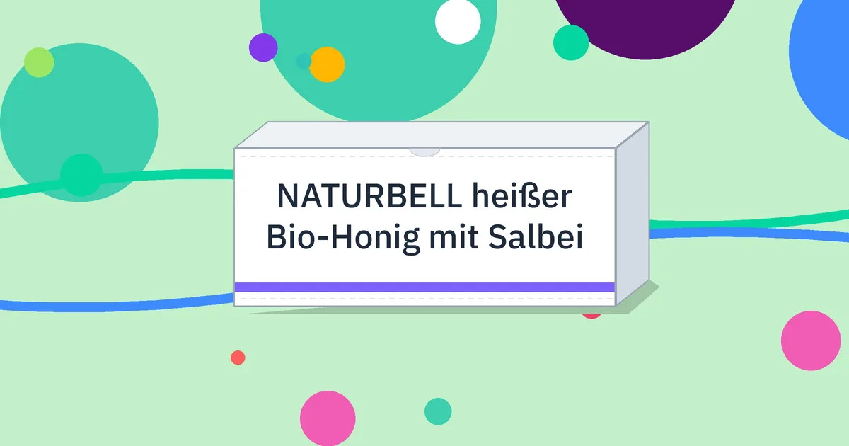 Symbolbild: Packung mit der Aufschrift NATURBELL heißer Bio-Honig mit Salbei (PZN 16828793) – Verfügbarkeit und Bezug in Apotheken in Frankfurt am Main