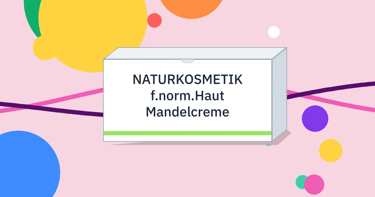 Symbolbild: Packung mit der Aufschrift NATURKOSMETIK f.norm.Haut Mandelcreme (PZN 02419890) – Verfügbarkeit und Bezug in Apotheken in Frankfurt am Main