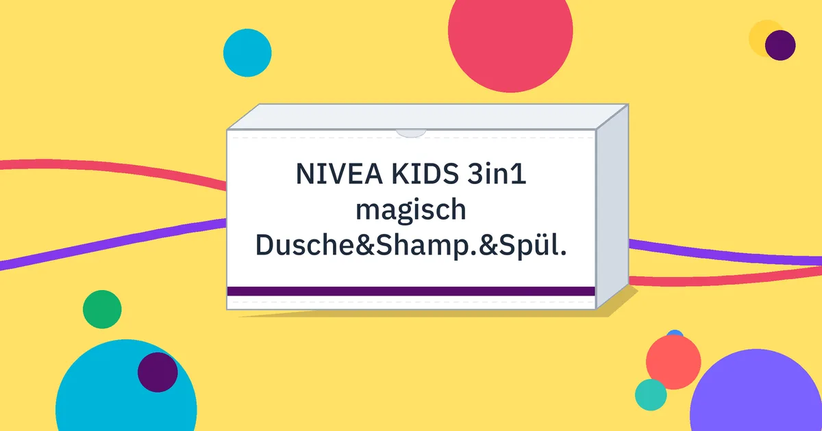 Symbolbild: Packung mit der Aufschrift NIVEA KIDS 3in1 magisch Dusche&Shamp.&Spül. (PZN 16046754) – Verfügbarkeit und Bezug in Apotheken in Frankfurt am Main