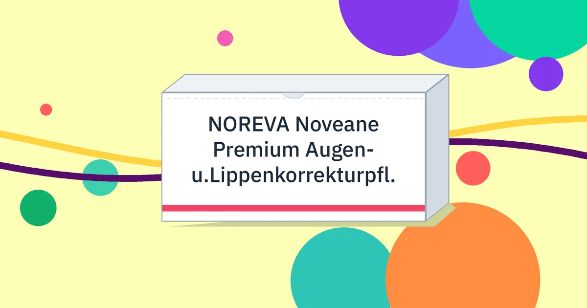 Symbolbild: Packung mit der Aufschrift NOREVA Noveane Premium Augen-u.Lippenkorrekturpfl. (PZN 17150531) – Verfügbarkeit und Bezug in Apotheken in Frankfurt am Main