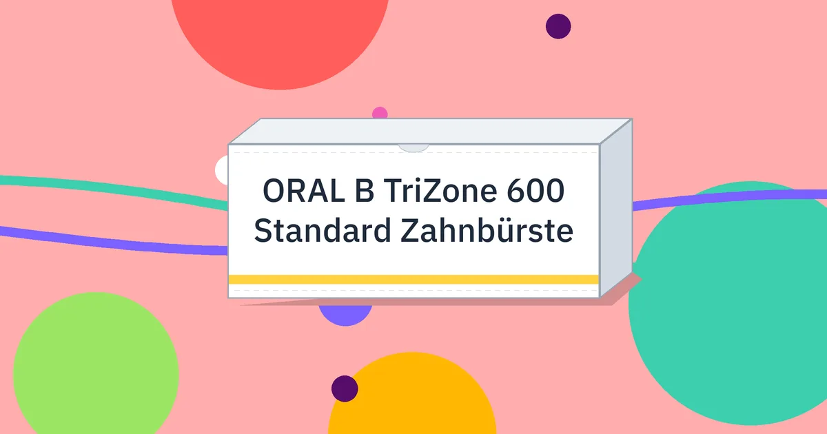 Symbolbild: Packung mit der Aufschrift ORAL B TriZone 600 Standard Zahnbürste (PZN 10048746) – Verfügbarkeit und Bezug in Apotheken in Frankfurt am Main
