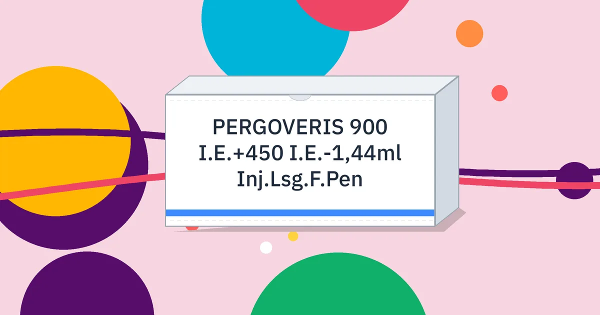 Symbolbild: Packung mit der Aufschrift PERGOVERIS 900 I.E.+450 I.E.-1,44ml Inj.Lsg.F.Pen (PZN 14439107) – Verfügbarkeit und Bezug in Apotheken in Frankfurt am Main