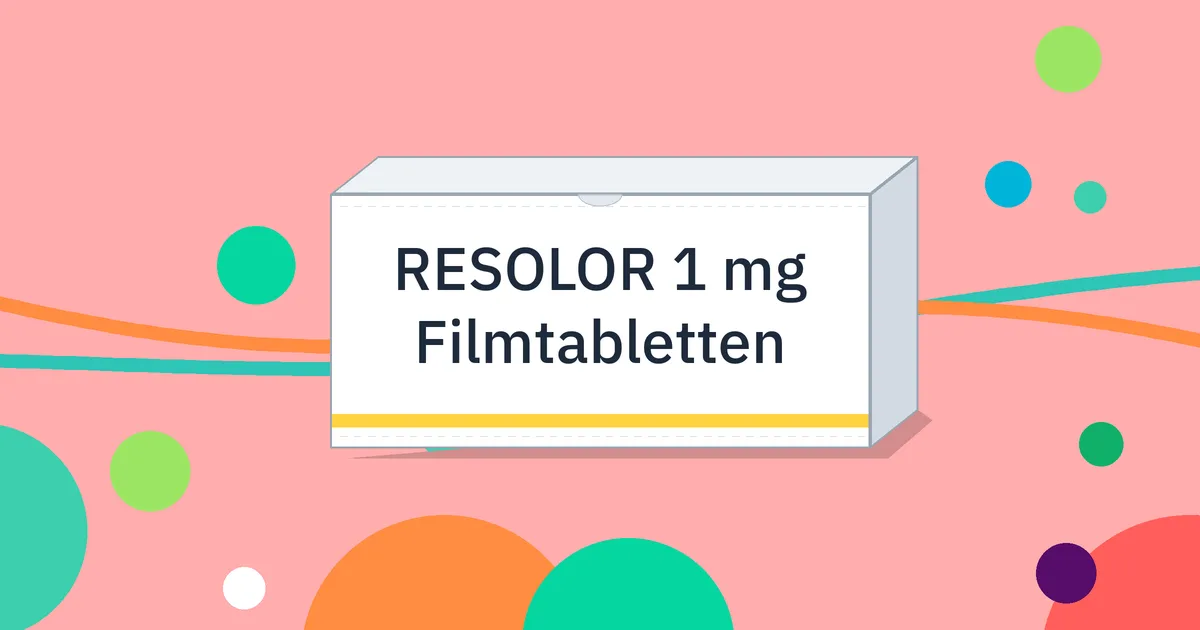 Symbolbild: Packung mit der Aufschrift RESOLOR 1 mg Filmtabletten (PZN 19754718) – Verfügbarkeit und Bezug in Apotheken in Frankfurt am Main