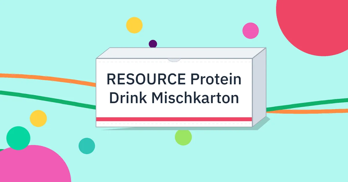 Symbolbild: Packung mit der Aufschrift RESOURCE Protein Drink Mischkarton (PZN 11180726) – Verfügbarkeit und Bezug in Apotheken in Frankfurt am Main
