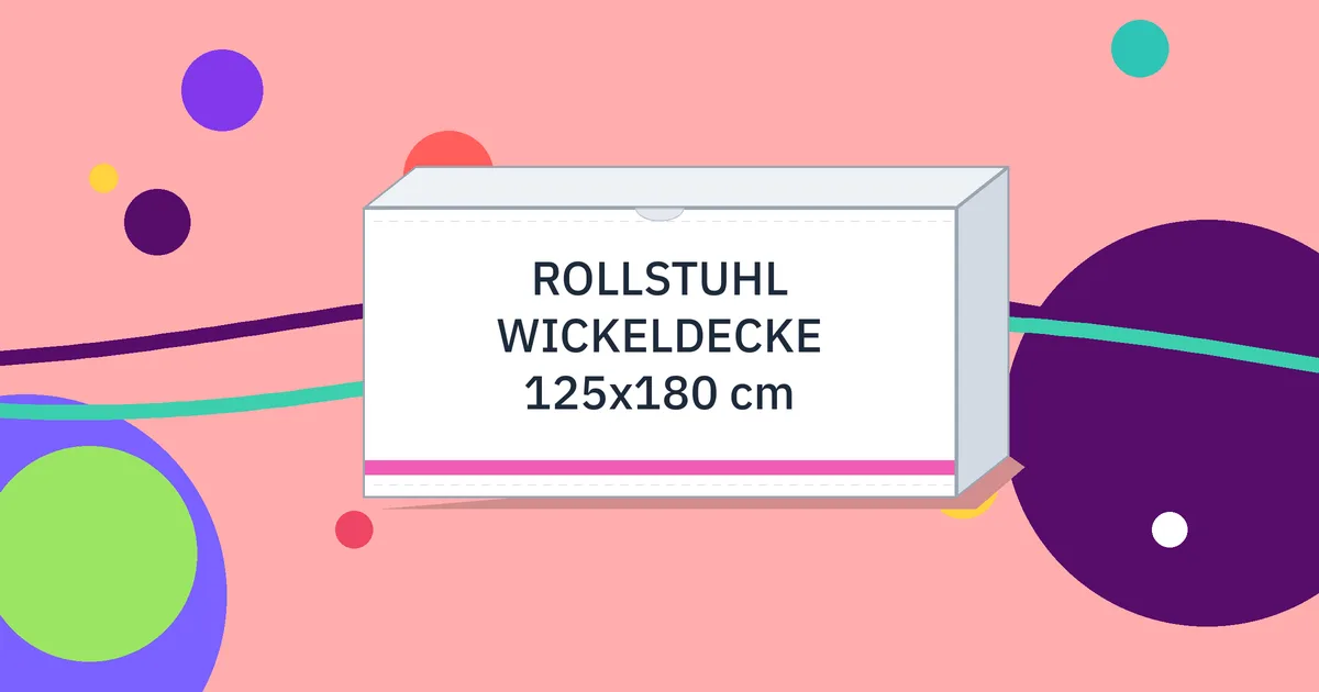 Symbolbild: Packung mit der Aufschrift ROLLSTUHL WICKELDECKE 125x180 cm (PZN 04949847) – Verfügbarkeit und Bezug in Apotheken in Frankfurt am Main