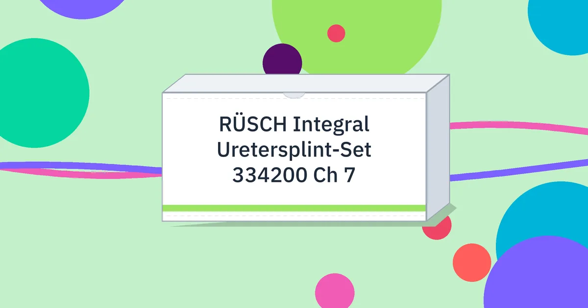 Symbolbild: Packung mit der Aufschrift RÜSCH Integral Uretersplint-Set 334200 Ch 7 (PZN 04249400) – Verfügbarkeit und Bezug in Apotheken in Frankfurt am Main