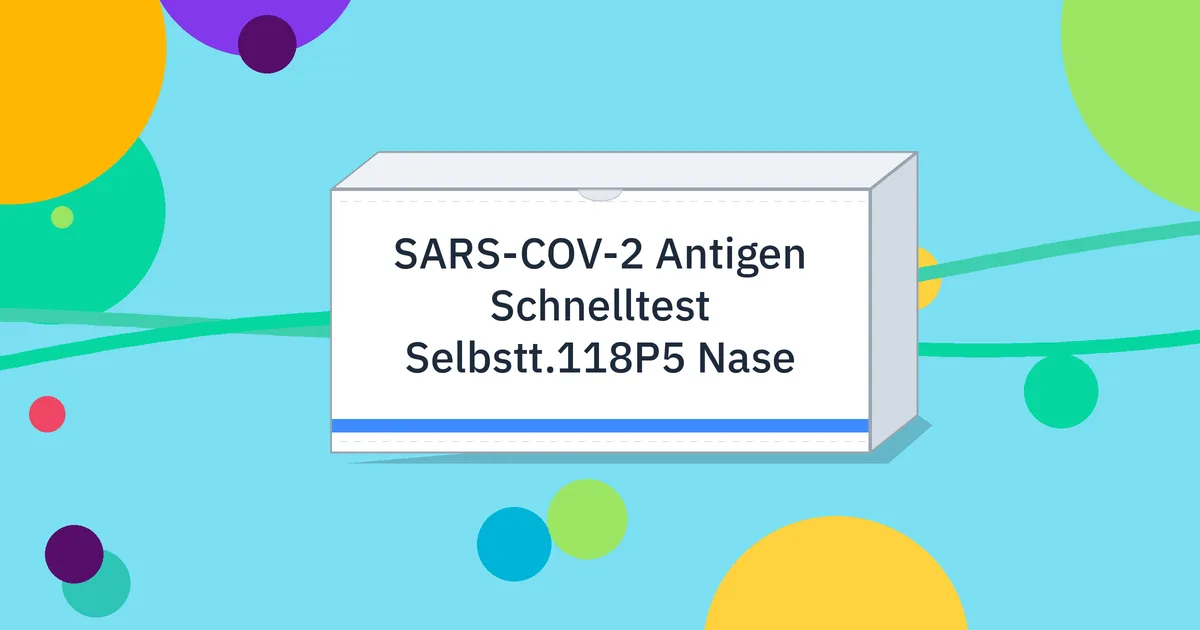 Symbolbild: Packung mit der Aufschrift SARS-COV-2 Antigen Schnelltest Selbstt.118P5 Nase (PZN 17522530) – Verfügbarkeit und Bezug in Apotheken in Frankfurt am Main