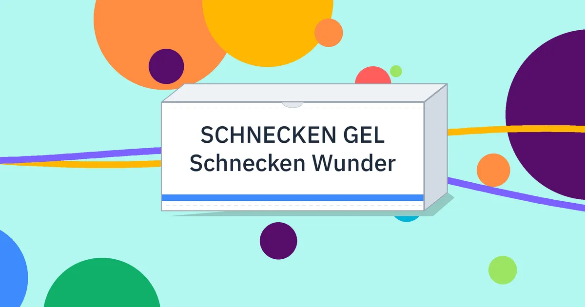 Symbolbild: Packung mit der Aufschrift SCHNECKEN GEL Schnecken Wunder (PZN 02511957) – Verfügbarkeit und Bezug in Apotheken in Frankfurt am Main