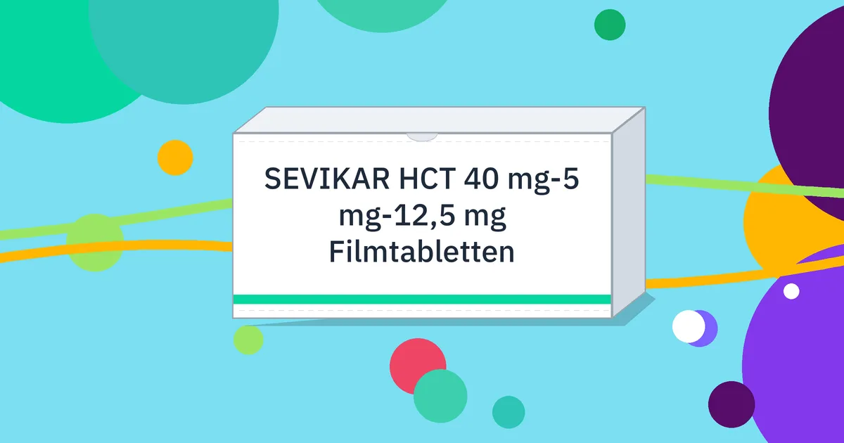 Symbolbild: Packung mit der Aufschrift SEVIKAR HCT 40 mg-5 mg-12,5 mg Filmtabletten (PZN 17275089) – Verfügbarkeit und Bezug in Apotheken in Frankfurt am Main