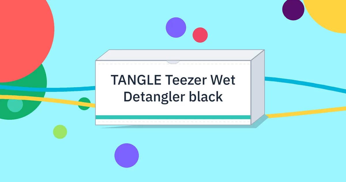 Symbolbild: Packung mit der Aufschrift TANGLE Teezer Wet Detangler black (PZN 20159524) – Verfügbarkeit und Bezug in Apotheken in Frankfurt am Main