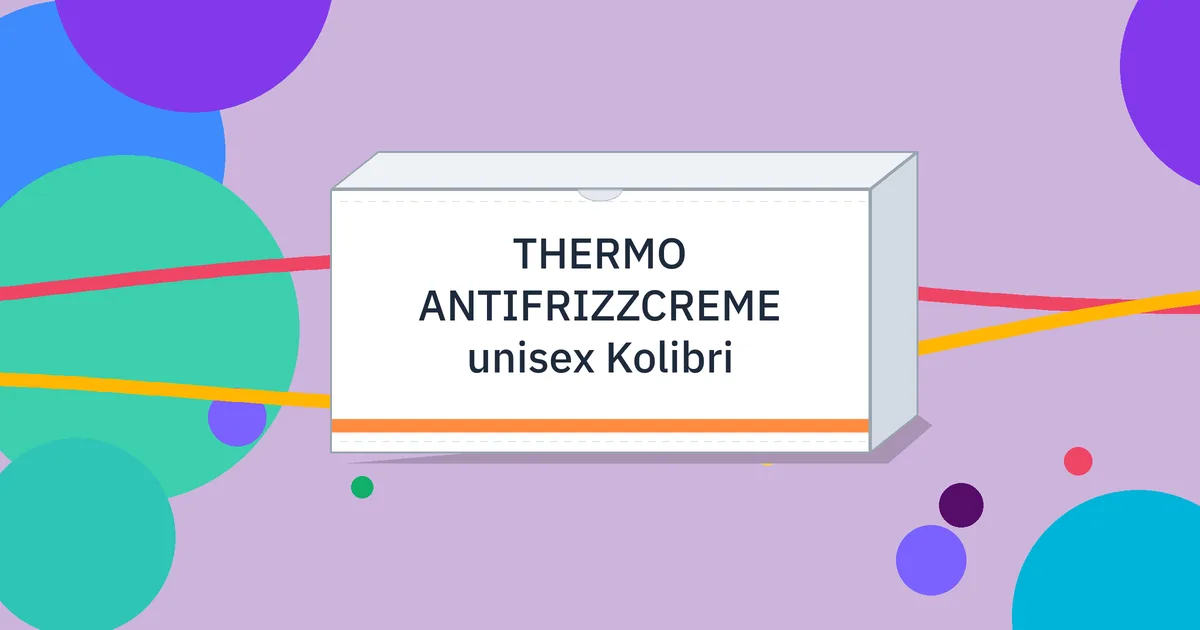 Symbolbild: Packung mit der Aufschrift THERMO ANTIFRIZZCREME unisex Kolibri (PZN 12406003) – Verfügbarkeit und Bezug in Apotheken in Frankfurt am Main