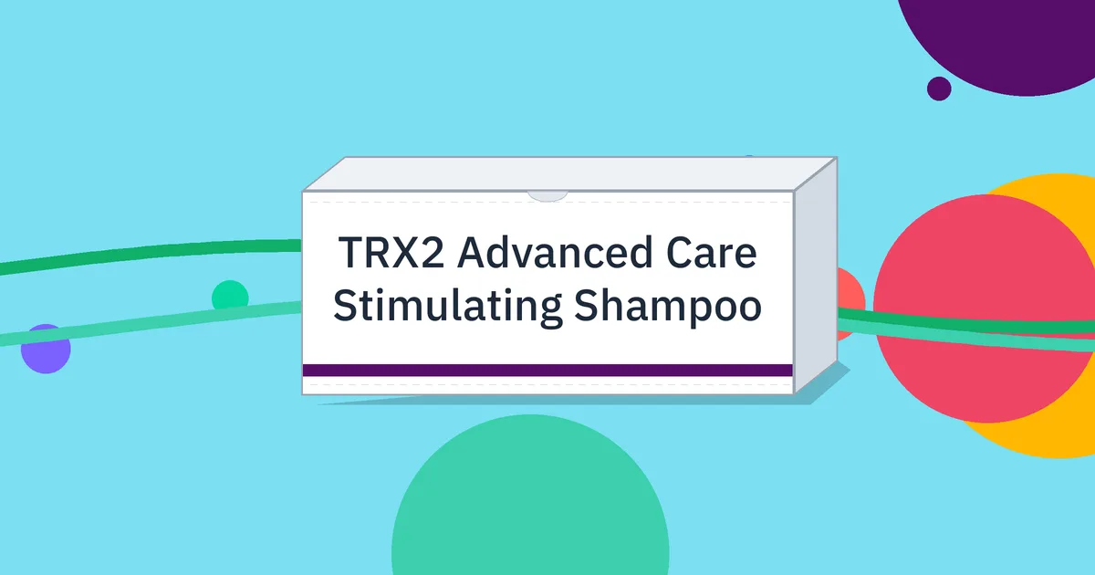 Symbolbild: Packung mit der Aufschrift TRX2 Advanced Care Stimulating Shampoo (PZN 14355327) – Verfügbarkeit und Bezug in Apotheken in Frankfurt am Main