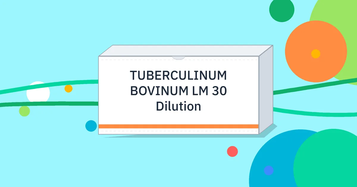 Symbolbild: Packung mit der Aufschrift TUBERCULINUM BOVINUM LM 30 Dilution (PZN 03502877) – Verfügbarkeit und Bezug in Apotheken in Frankfurt am Main