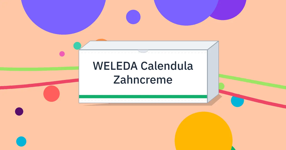 Symbolbild: Packung mit der Aufschrift WELEDA Calendula Zahncreme (PZN 00506573) – Verfügbarkeit und Bezug in Apotheken in Frankfurt am Main