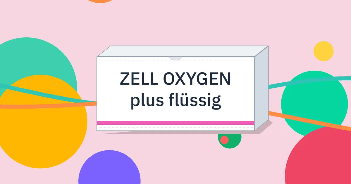 Symbolbild: Packung mit der Aufschrift ZELL OXYGEN plus flüssig (PZN 08813820) – Verfügbarkeit und Bezug in Apotheken in Frankfurt am Main