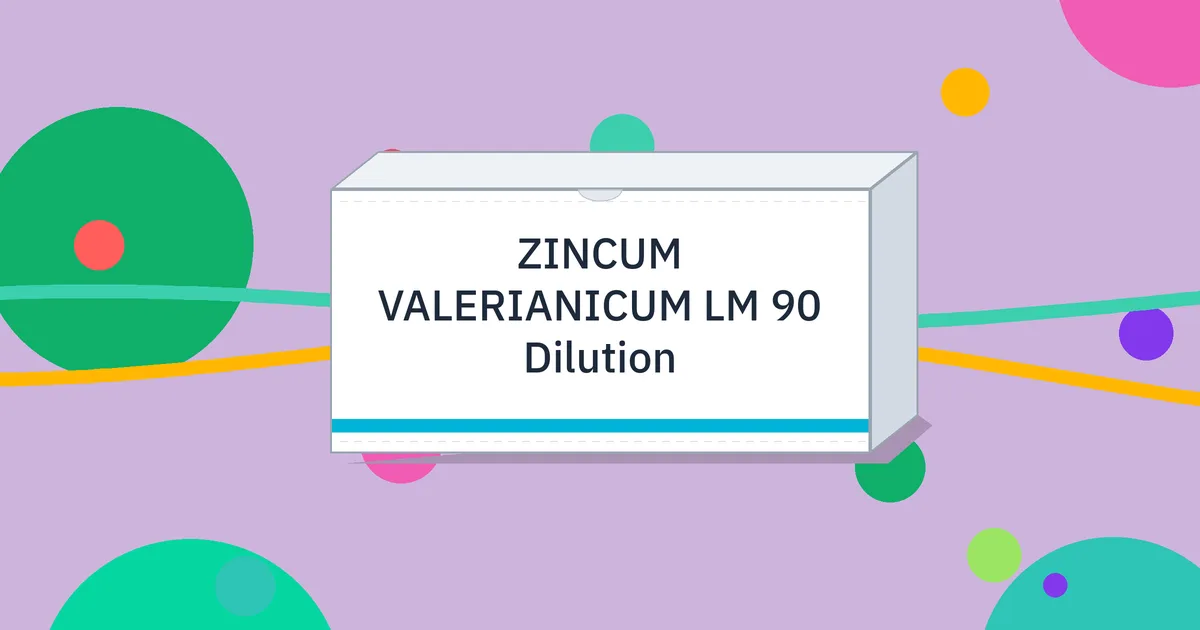 Symbolbild: Packung mit der Aufschrift ZINCUM VALERIANICUM LM 90 Dilution (PZN 13301393) – Verfügbarkeit und Bezug in Apotheken in Frankfurt am Main
