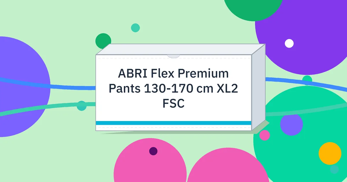 Symbolbild: Packung mit der Aufschrift ABRI Flex Premium Pants 130-170 cm XL2 FSC (PZN 10550109) – Verfügbarkeit und Bezug in Apotheken in Frankfurt am Main