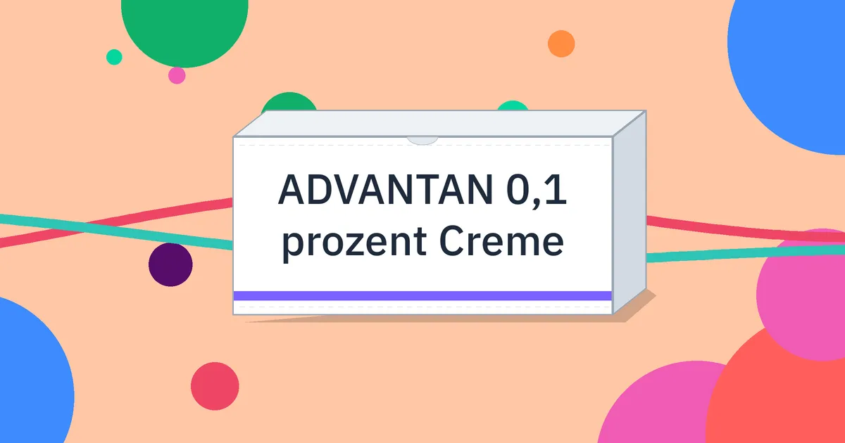 Symbolbild: Packung mit der Aufschrift ADVANTAN 0,1 prozent Creme (PZN 04939263) – Verfügbarkeit und Bezug in Apotheken in Frankfurt am Main