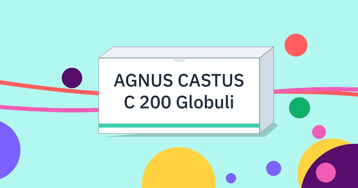 Symbolbild: Packung mit der Aufschrift AGNUS CASTUS C 200 Globuli (PZN 07157816) – Verfügbarkeit und Bezug in Apotheken in Frankfurt am Main