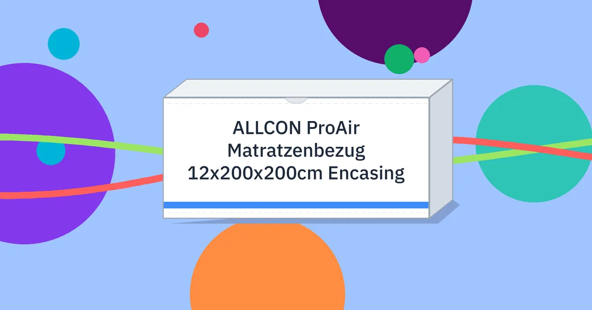 Symbolbild: Packung mit der Aufschrift ALLCON ProAir Matratzenbezug 12x200x200cm Encasing (PZN 19762244) – Verfügbarkeit und Bezug in Apotheken in Frankfurt am Main