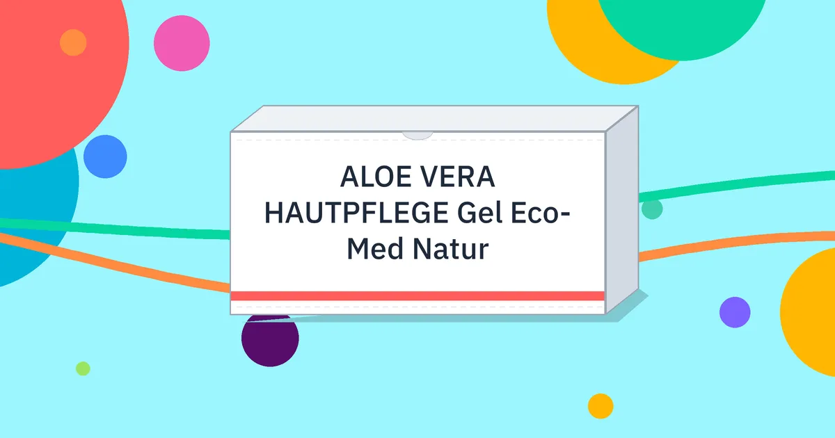 Symbolbild: Packung mit der Aufschrift ALOE VERA HAUTPFLEGE Gel Eco-Med Natur (PZN 20327140) – Verfügbarkeit und Bezug in Apotheken in Frankfurt am Main