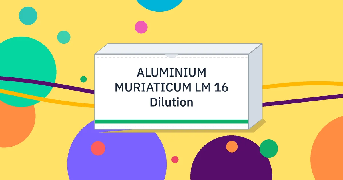Symbolbild: Packung mit der Aufschrift ALUMINIUM MURIATICUM LM 16 Dilution (PZN 13316733) – Verfügbarkeit und Bezug in Apotheken in Frankfurt am Main