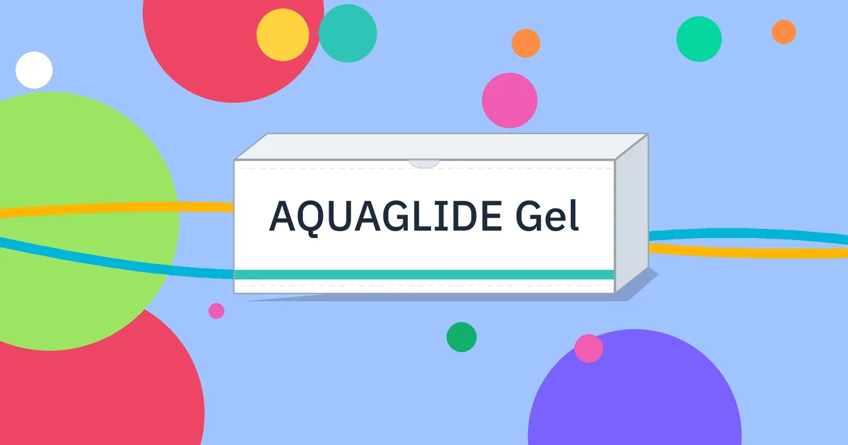 Symbolbild: Packung mit der Aufschrift AQUAGLIDE Gel (PZN 04079748) – Verfügbarkeit und Bezug in Apotheken in Frankfurt am Main