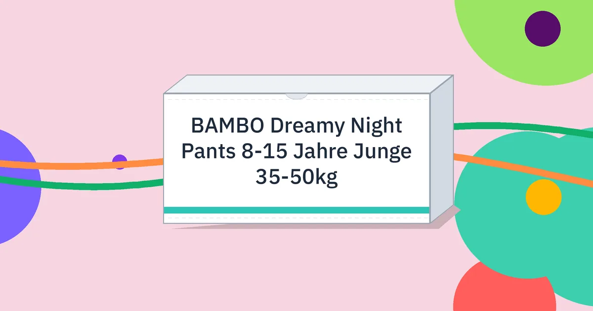 Symbolbild: Packung mit der Aufschrift BAMBO Dreamy Night Pants 8-15 Jahre Junge 35-50kg (PZN 14355422) – Verfügbarkeit und Bezug in Apotheken in Frankfurt am Main
