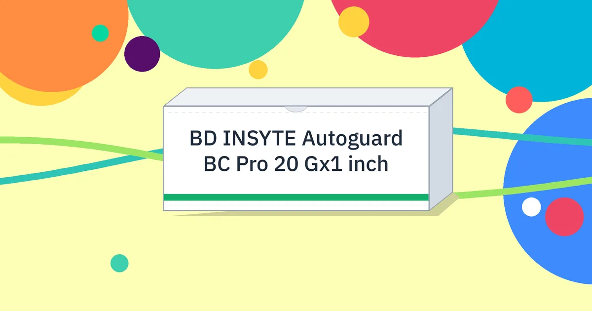 Symbolbild: Packung mit der Aufschrift BD INSYTE Autoguard BC Pro 20 Gx1 inch (PZN 17517701) – Verfügbarkeit und Bezug in Apotheken in Frankfurt am Main