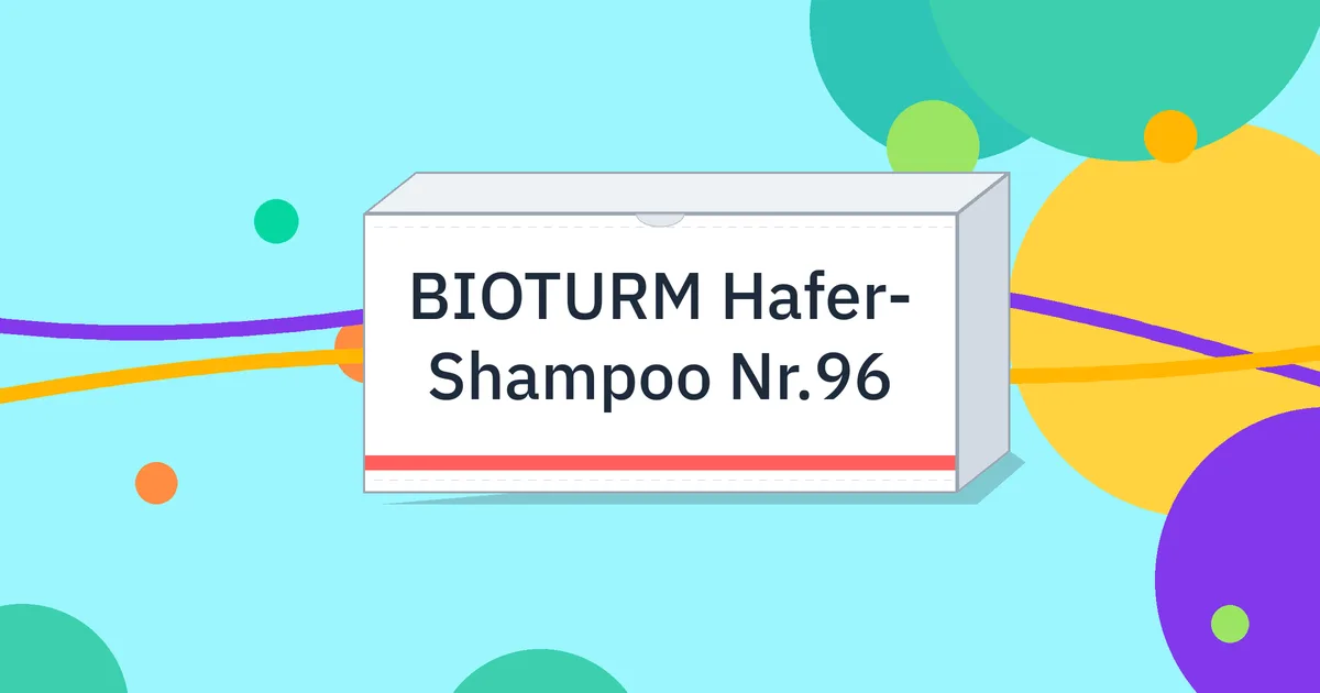 Symbolbild: Packung mit der Aufschrift BIOTURM Hafer-Shampoo Nr.96 (PZN 12644406) – Verfügbarkeit und Bezug in Apotheken in Frankfurt am Main