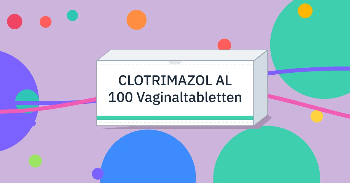 Symbolbild: Packung mit der Aufschrift CLOTRIMAZOL AL 100 Vaginaltabletten (PZN 03630842) – Verfügbarkeit und Bezug in Apotheken in Frankfurt am Main