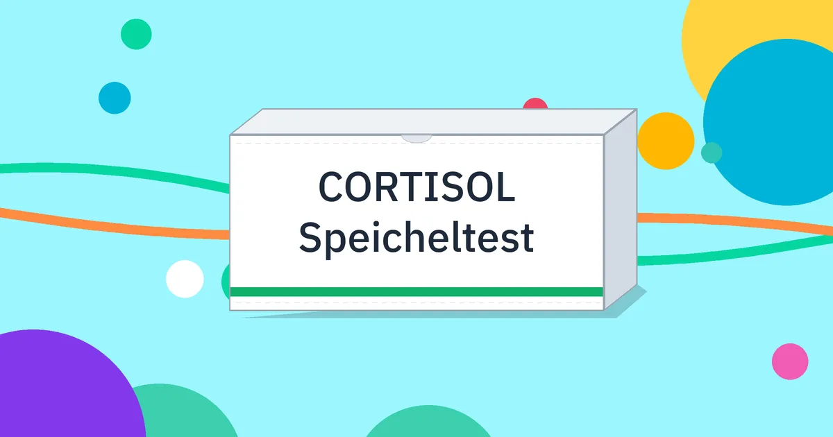 Symbolbild: Packung mit der Aufschrift CORTISOL Speicheltest (PZN 09541571) – Verfügbarkeit und Bezug in Apotheken in Frankfurt am Main
